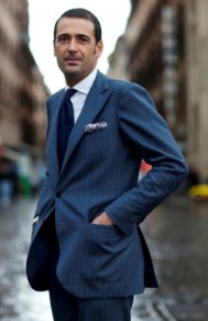 A elegância do colarinho italiano