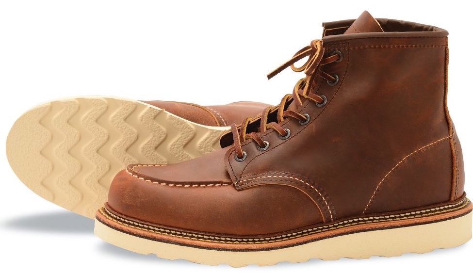 O que é bota uma Moc Toe?