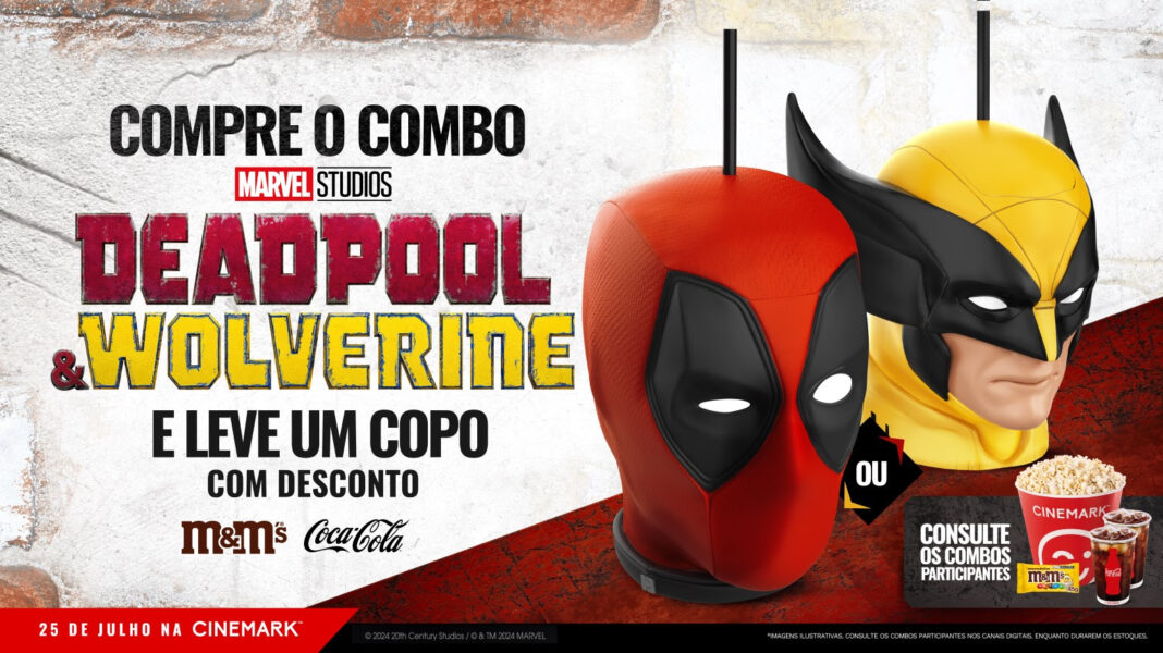 "Deadpool & Wolverine" chegou com tudo na Cinemark. E sim, tem combo ...